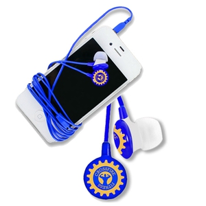 Ear Bud Headphones, Custom Imprinted With Your Logo!