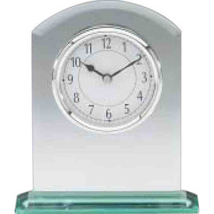 Glass Clock, Custom Printed With Your Logo!