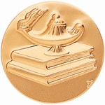 Academic Theme Emblems and Seals, Custom Engraved With Your Logo!