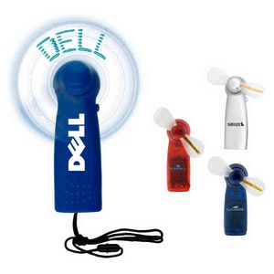 Robot Themed Mini Fans, Custom Imprinted With Your Logo!